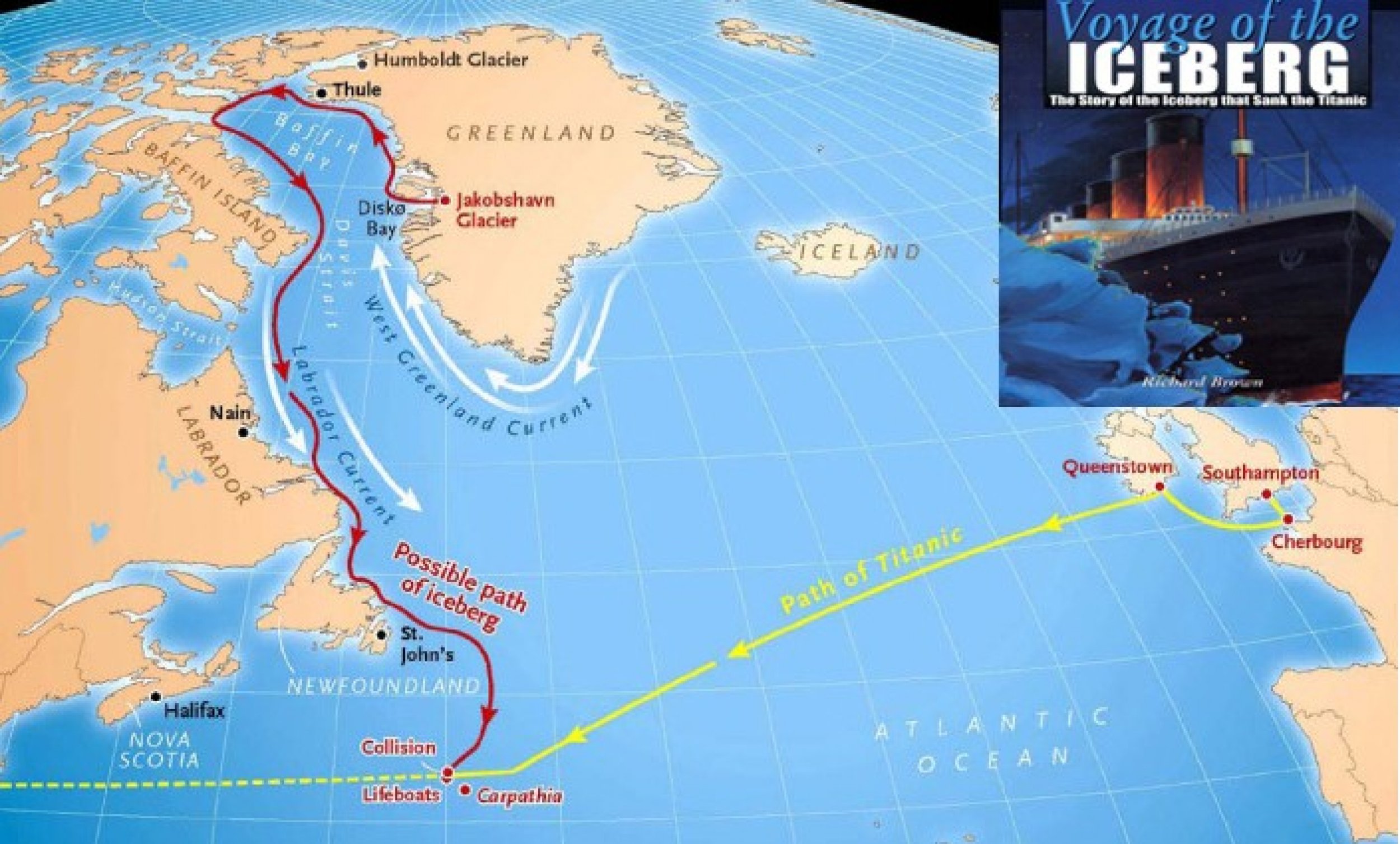 Tunelis erloks Holmss Milz gs Titanic Route On Map Kopija Tof V stnieks Tunelis erloks Holmss Milz gs Titanic Route On Map Kopija Tof V stnieks