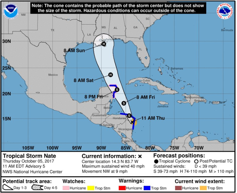 Tropical Storm Nate Kills 9, Leaves 15 Missing | IBTimes