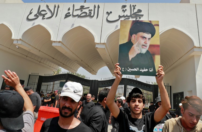 Sadr Supporters Launch Sit-in Outside Top Iraq Judicial Body | IBTimes