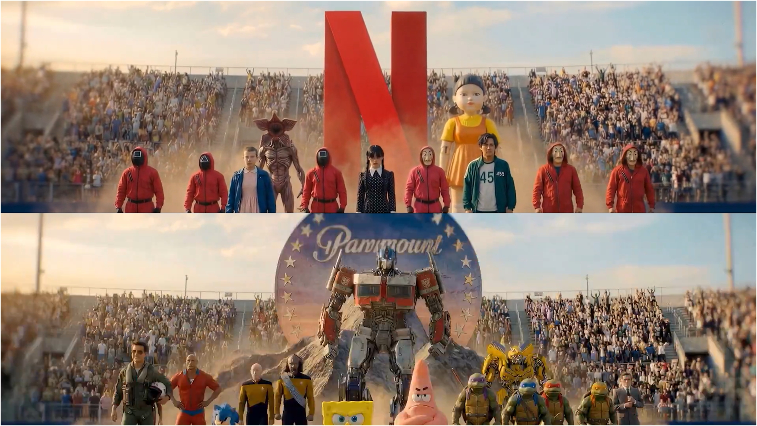 Netflix vs Paramount: Viral 'Streaming Bowl' AI Video Features Batman ...